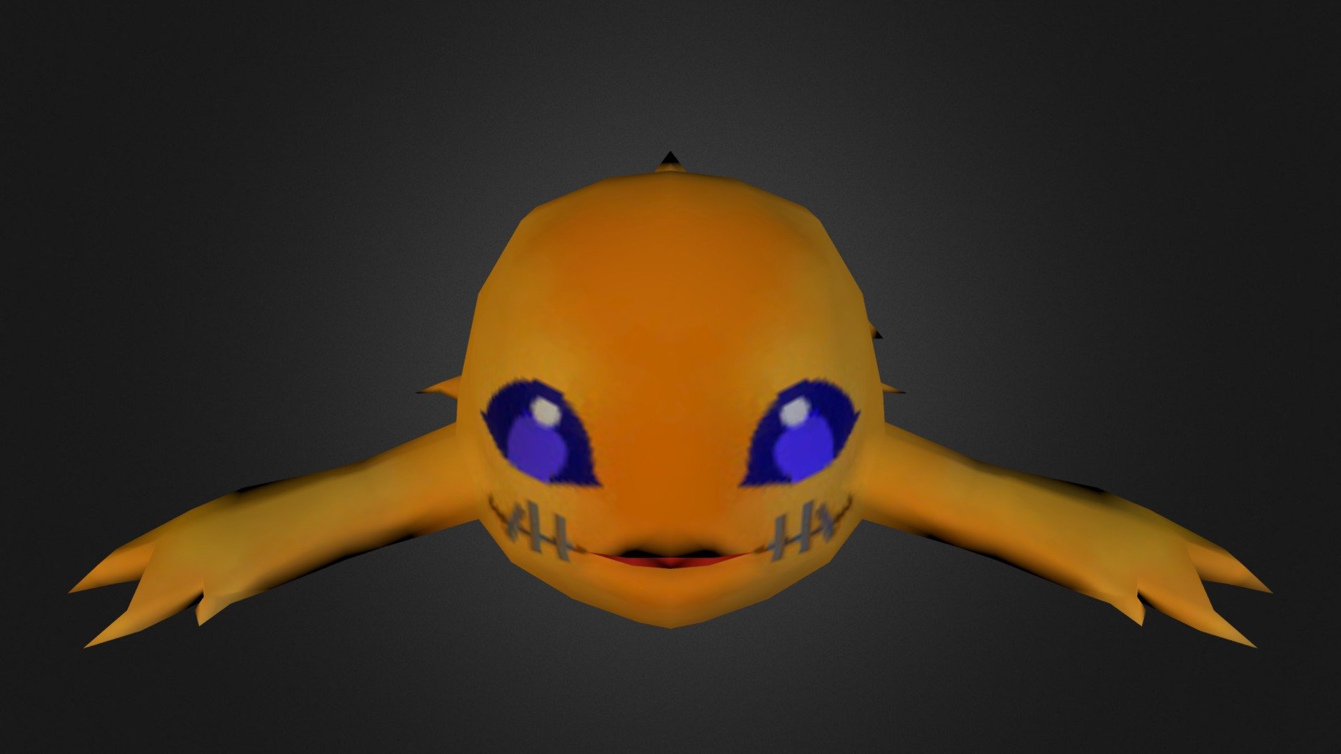 PC Computer - Digimon Masters - Demi Meramon - 3D model by rogarmao ...