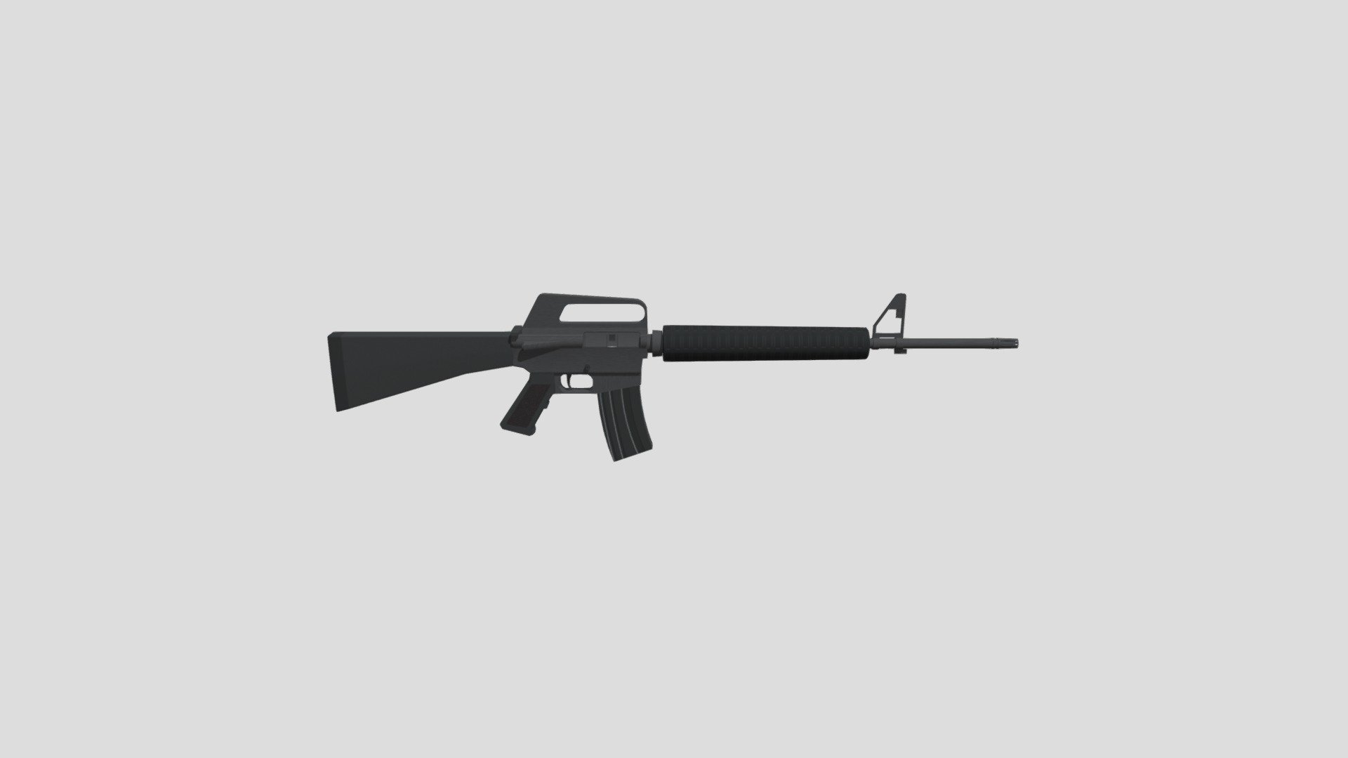 Low Poly M16A2 - 3D model by Forwardnow27 [1452e36] - Sketchfab