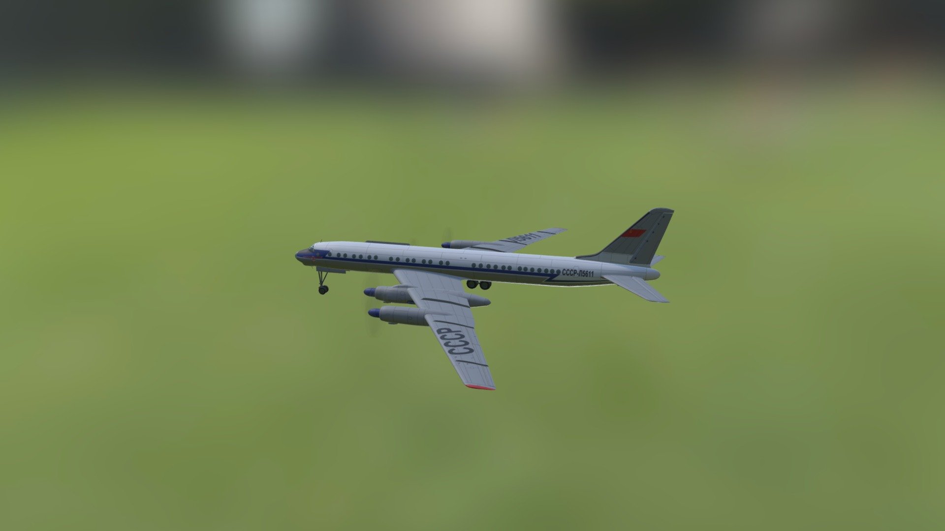 Tu114 - Download Free 3D model by manilov.ap [14531e1] - Sketchfab