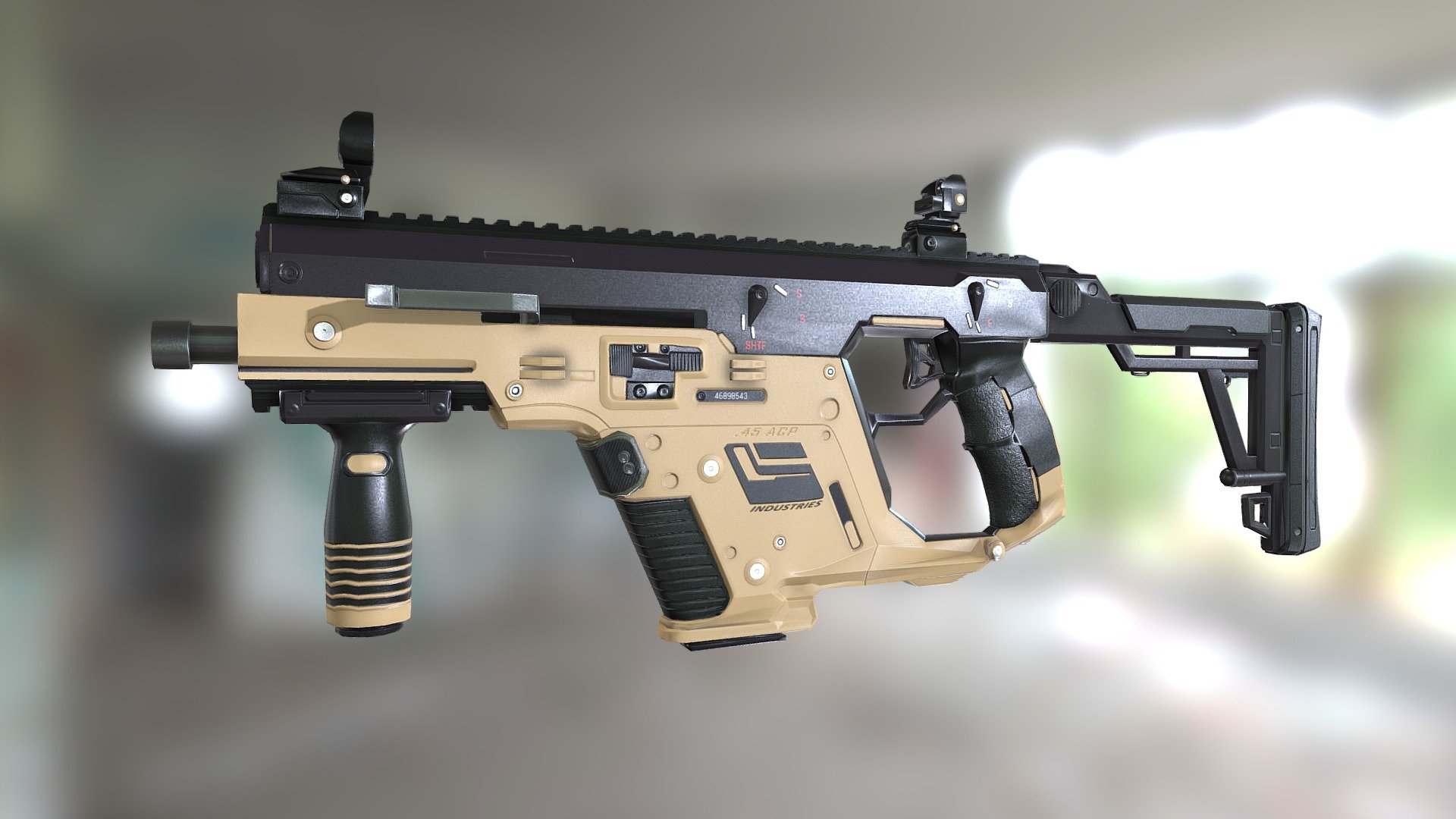 Kriss Vector SMG - Download Free 3D model by Ngakau Blake (@Punch-Kat ...
