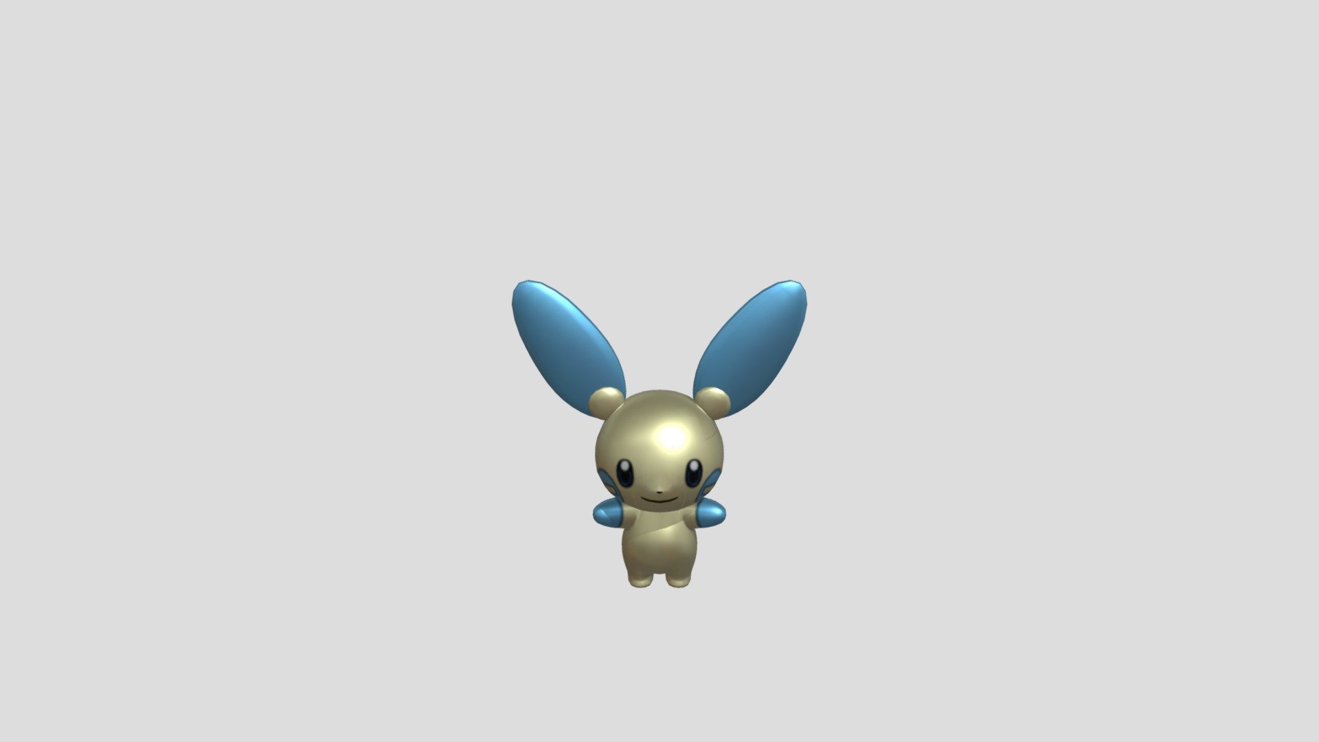Minun - Download Free 3D model by 家庭酷樂網 (@guj65536) [1455799] - Sketchfab