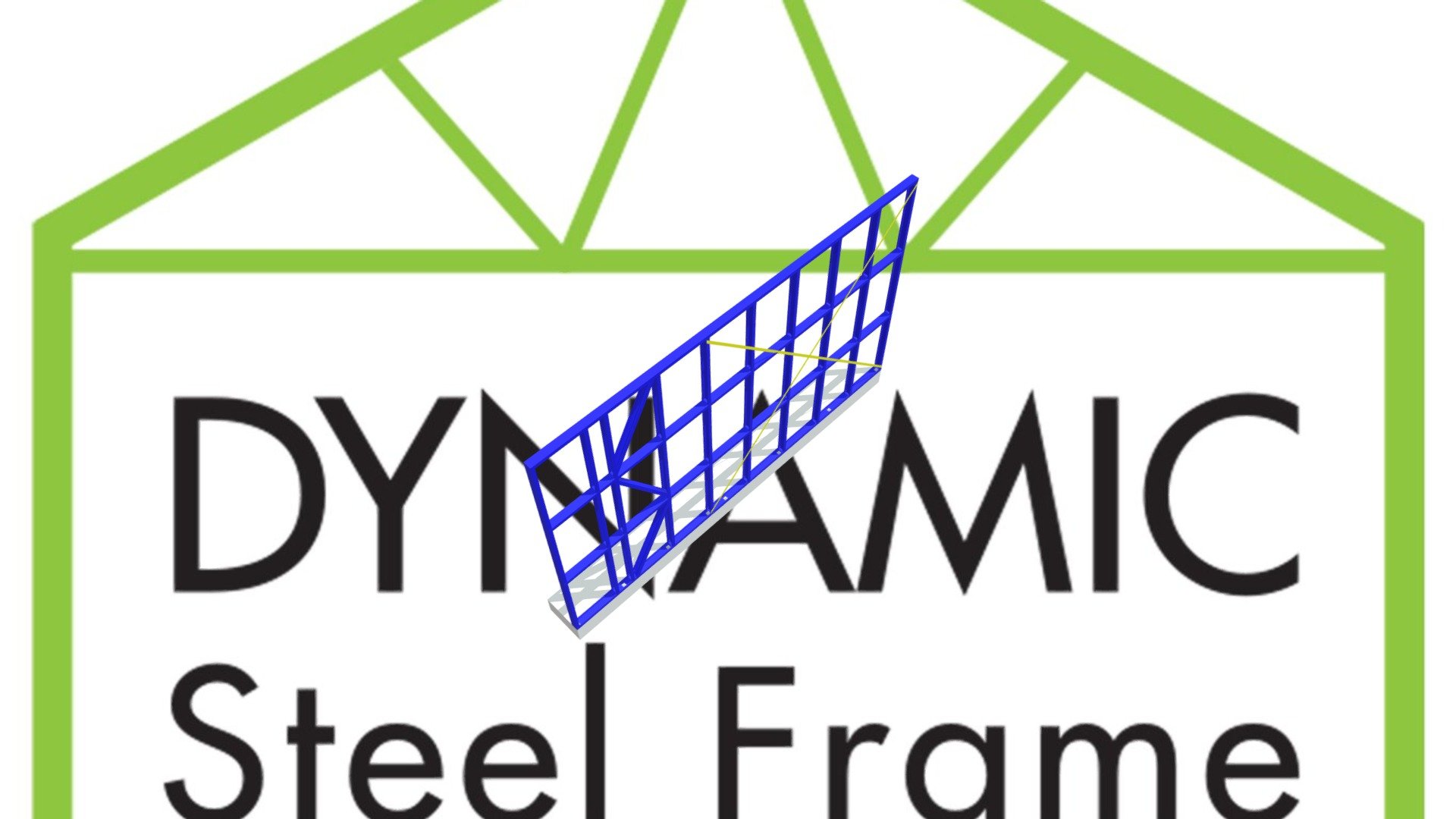 Single Brace Wall - 3D model by Dynamic Steel Frame (@DynamicSteelFrame ...
