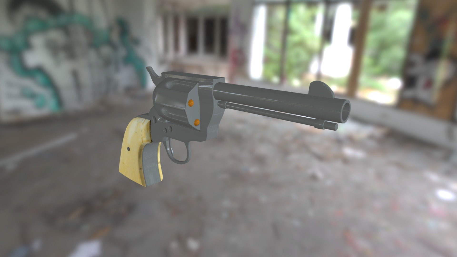 Gun - Download Free 3D model by spodiz [1458a9b] - Sketchfab