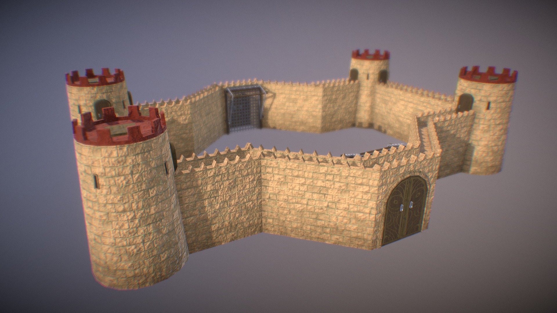 Eastern Walls - 3D model by Dmitry Efimov (@mizuha_md) [14590b0 ...