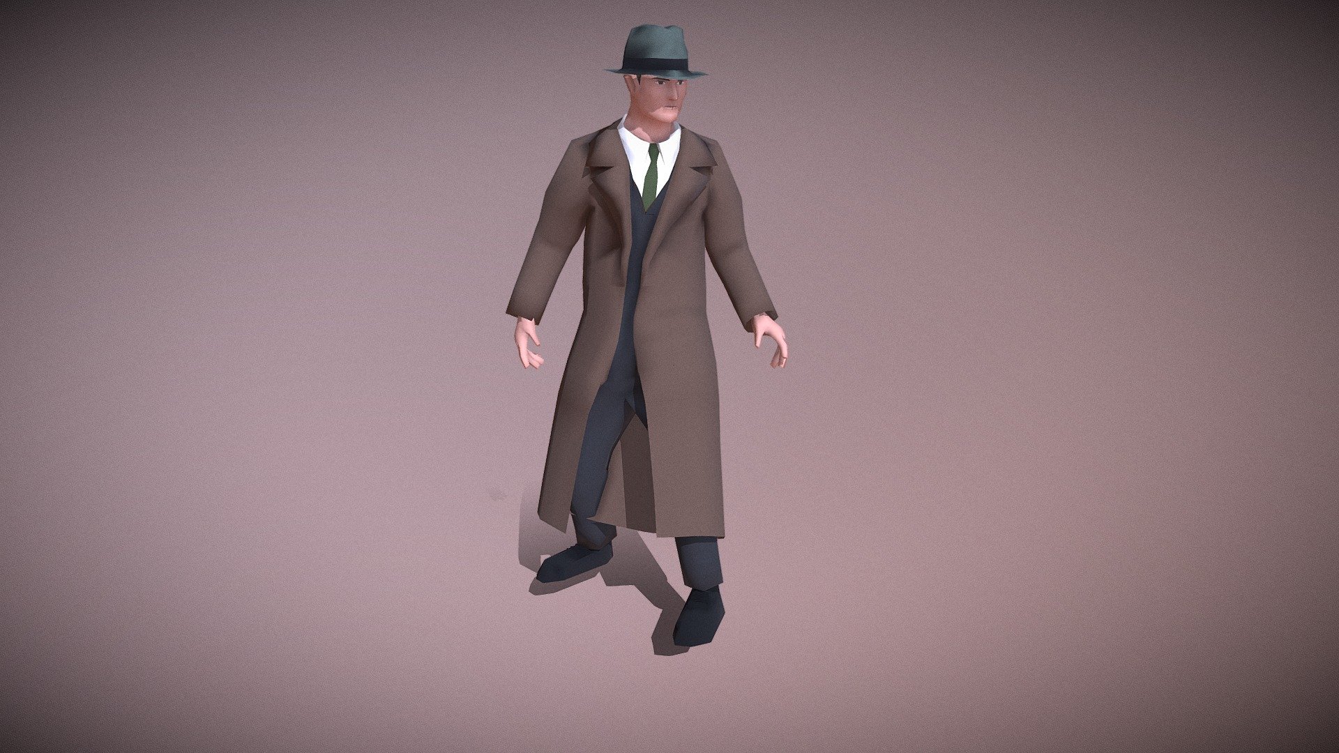 Lowpoly Detective updated (No.2) - 3D model by owowowsam [145a25e ...