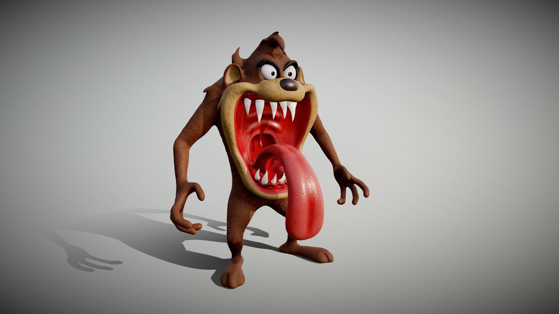 Taz - 3D model by Sebastian Vishnopolska (@sebasvishno) [145a98e ...