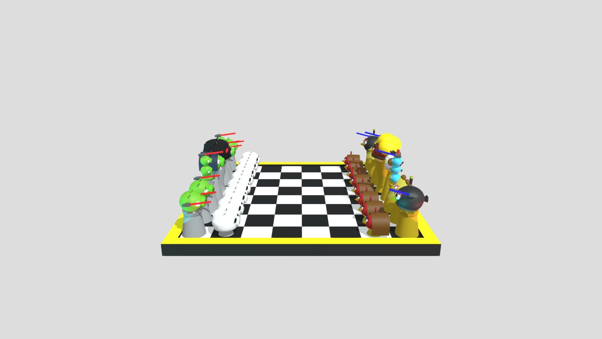 Angry Birds Chess (Star Wars version) - 3D model by dian_rlv (@DianRlv ...