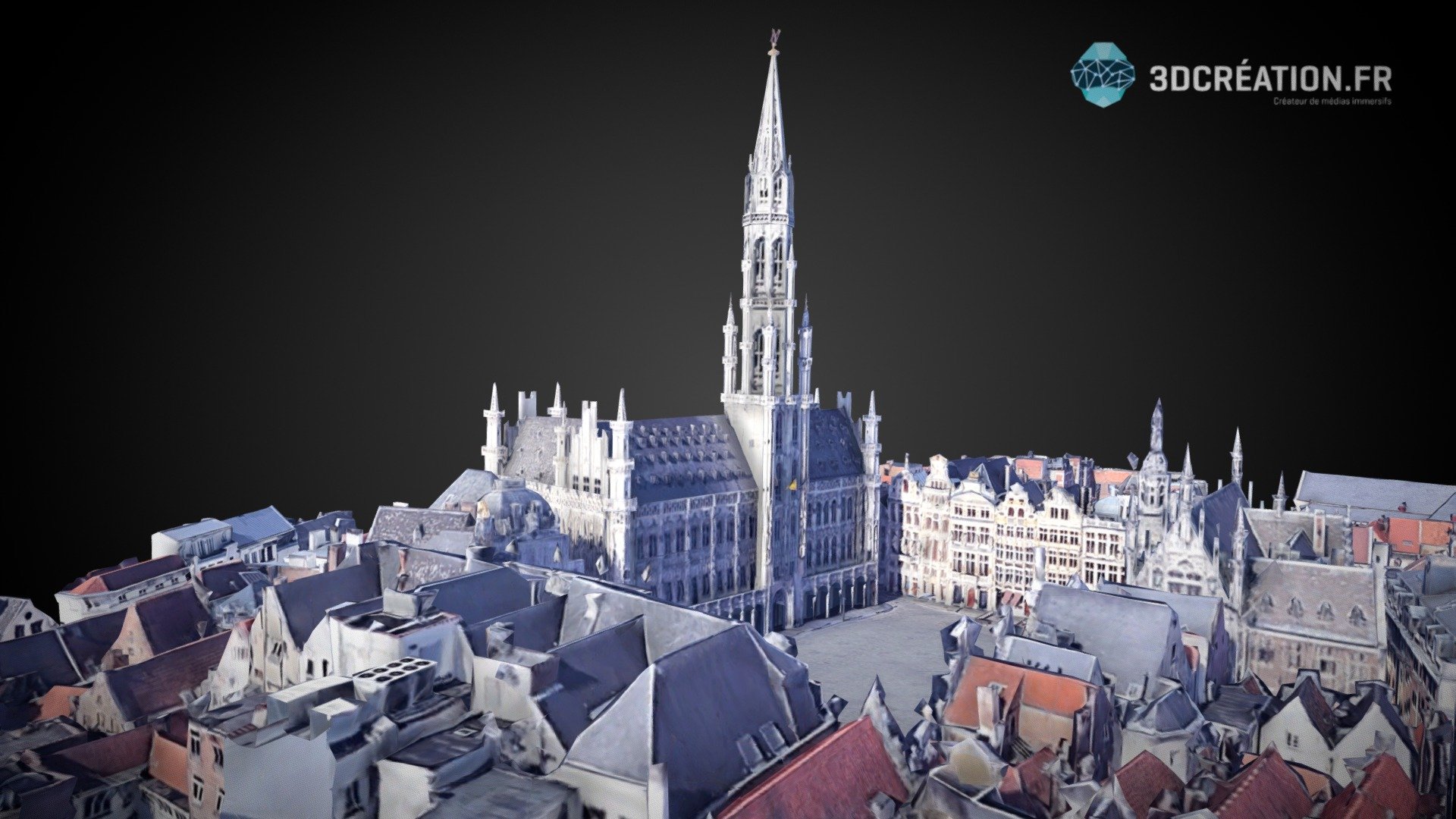 Bruxelles - Brussel - 3D model by 3dcreation_lyon [145b24a] - Sketchfab