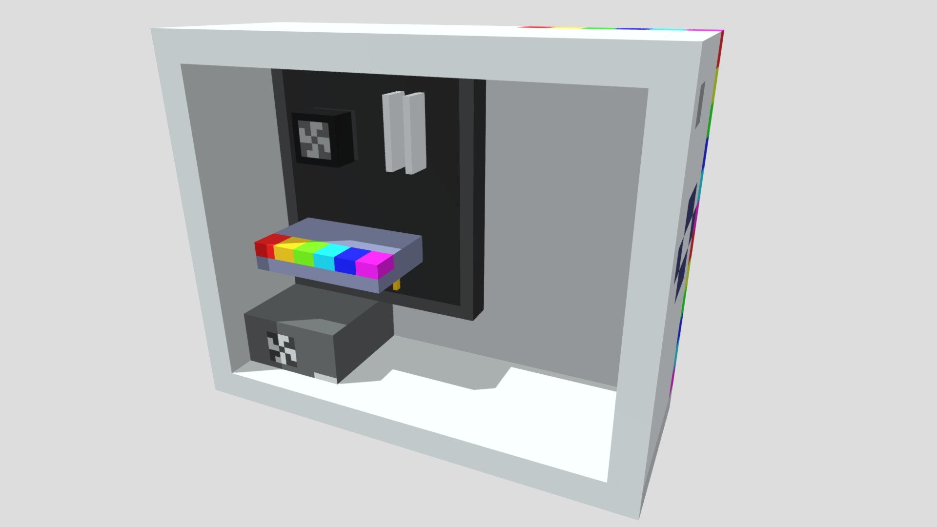 Low Poly PC 8-bit - Download Free 3D model by norobcow [145d106 ...