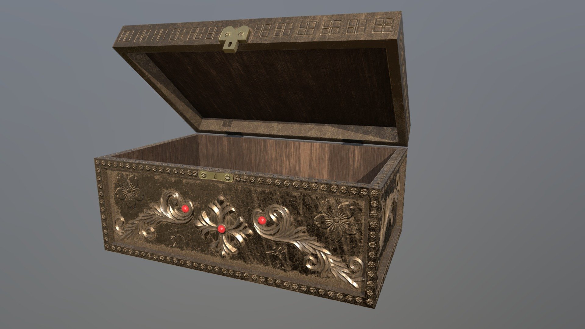 Treasure Box - Download Free 3D model by Pikas [145ee49] - Sketchfab