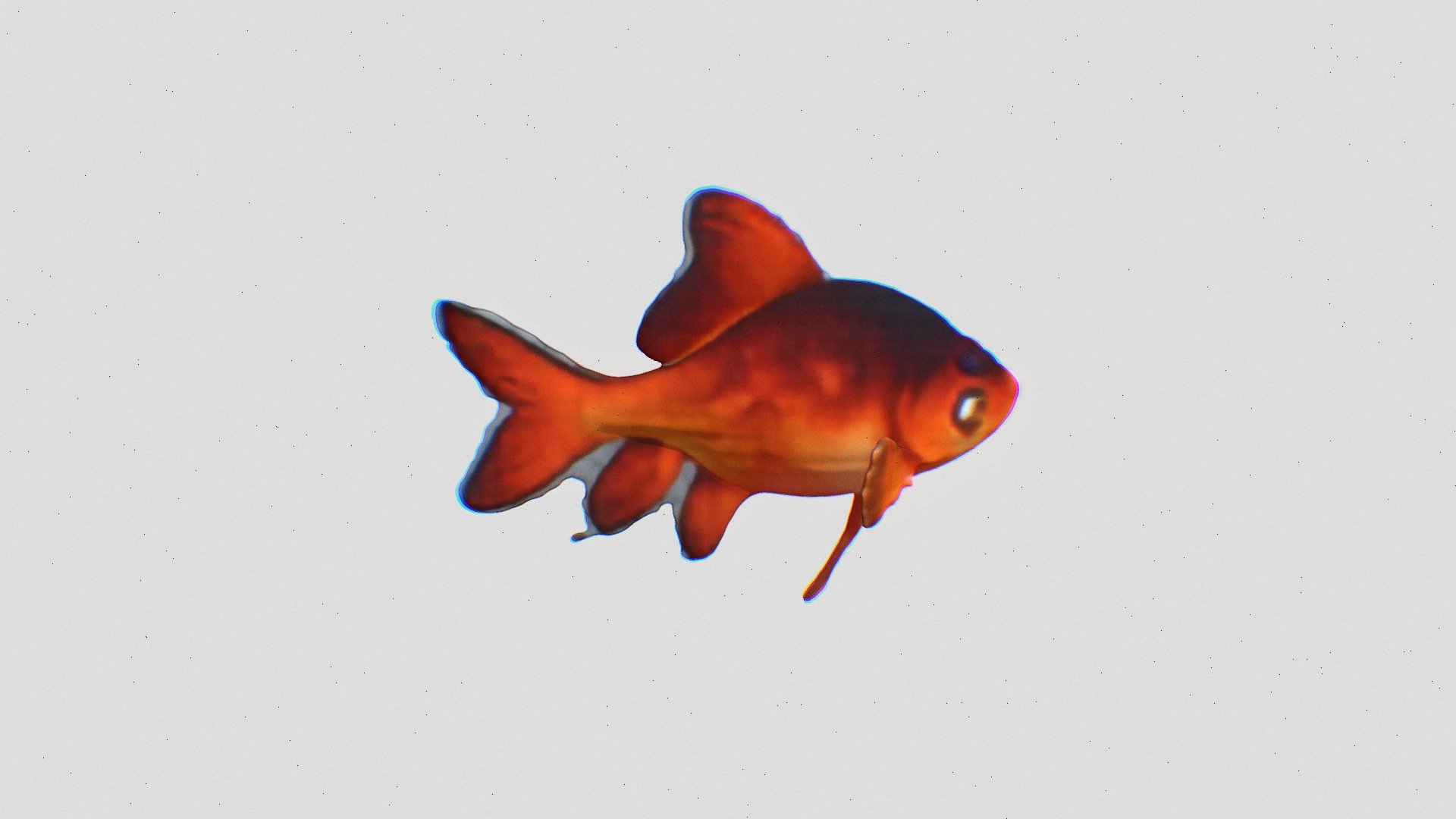 glowing goldfish (1) - 3D model by sunfishofficial [14611e4] - Sketchfab