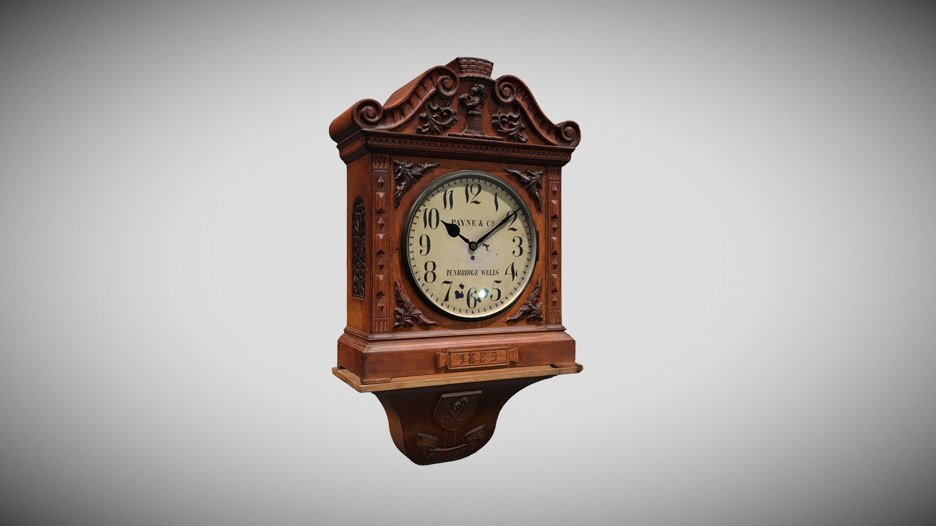 Town Hall Clock 1889 - 3D model by propmaster [146351d] - Sketchfab