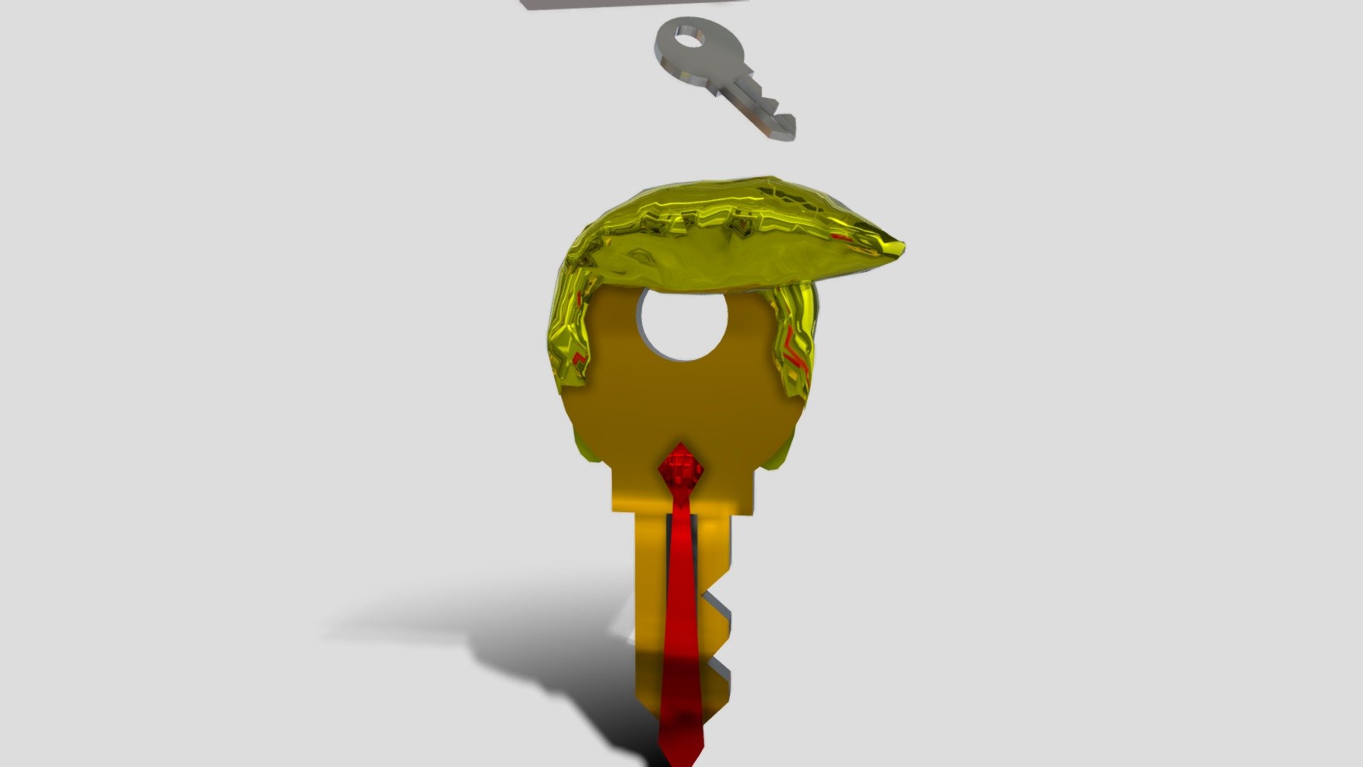 Trump key cartoon - Download Free 3D model by packy films (@packyfilms ...