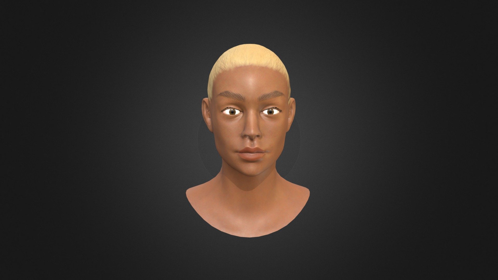 Game Character Bust - 3D model by watsongameart [1463c1c] - Sketchfab