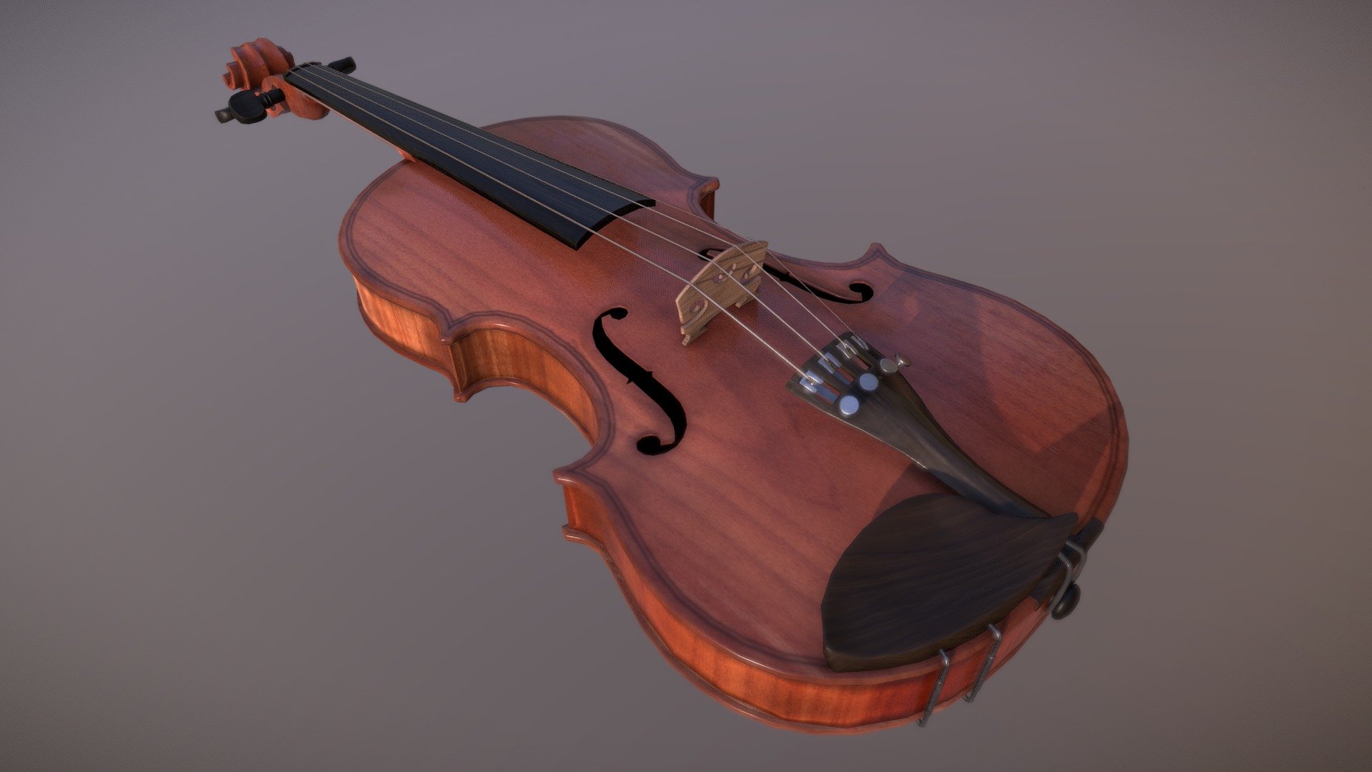 Violin v2 - 3D model by Voldepreuss [14643e1] - Sketchfab