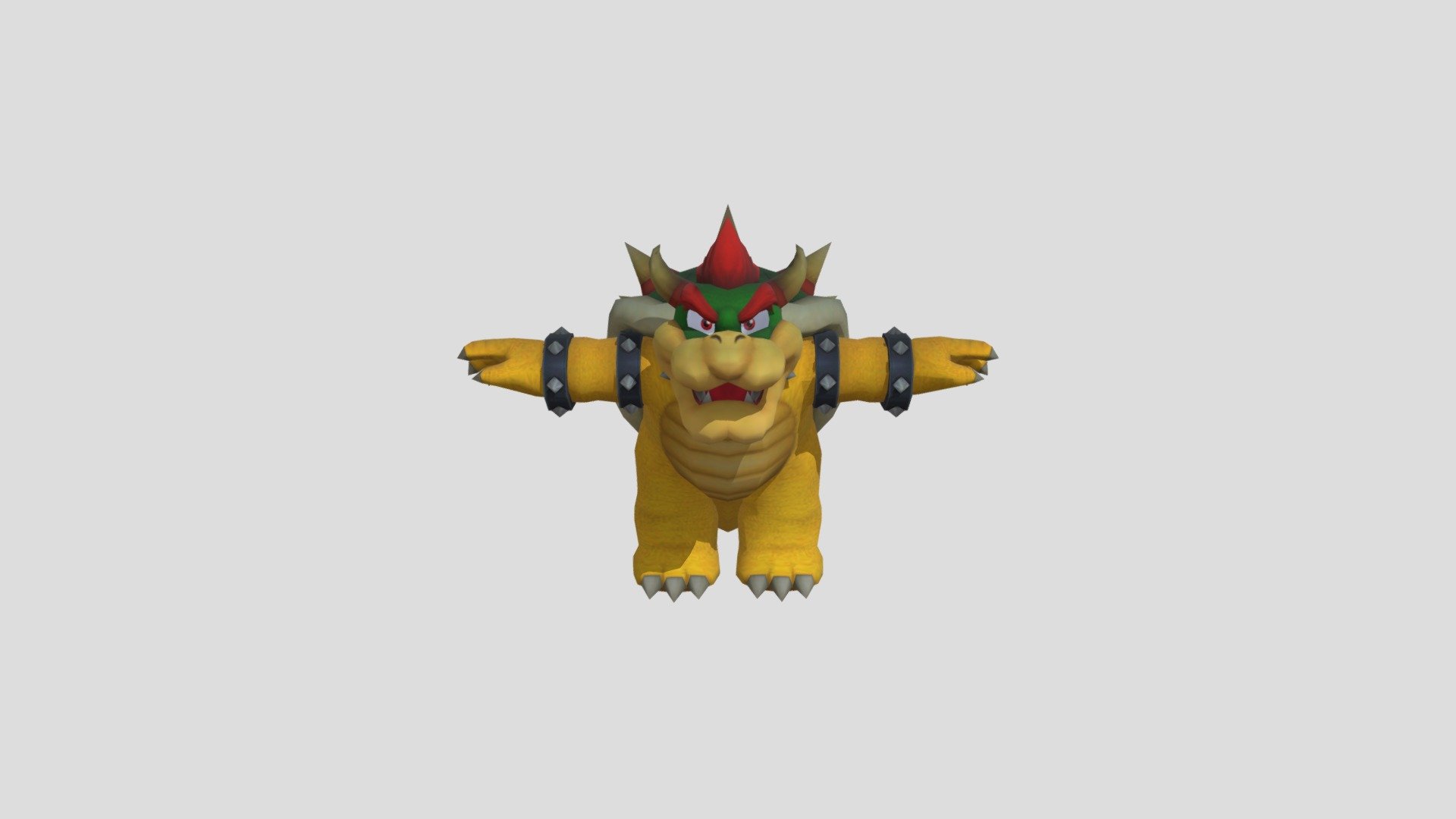 Bowser from New Super Mario Bros. 2 - 3D model by garfeld2 [14649c4 ...