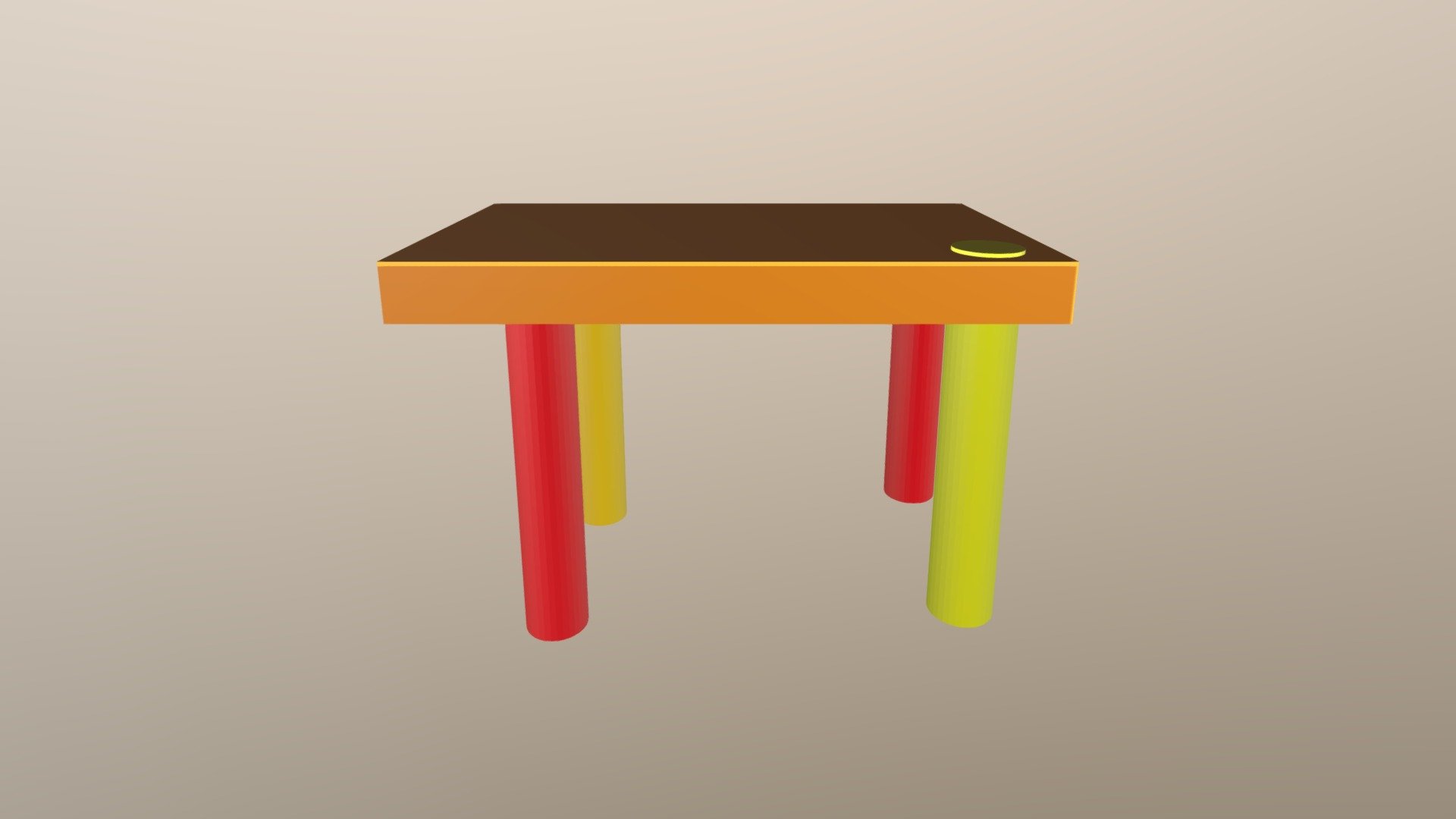 Meja - 3D model by Azizah.Ramadhani. [1465bc3] - Sketchfab