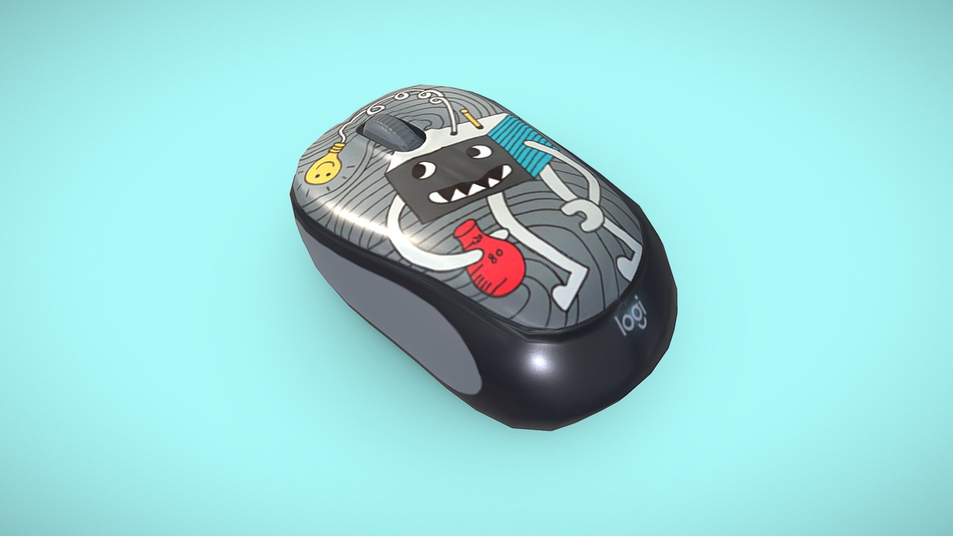 Logitech mouse - 3D model by Anastasia Nicolaou (@tasiadraws) [1467058 ...