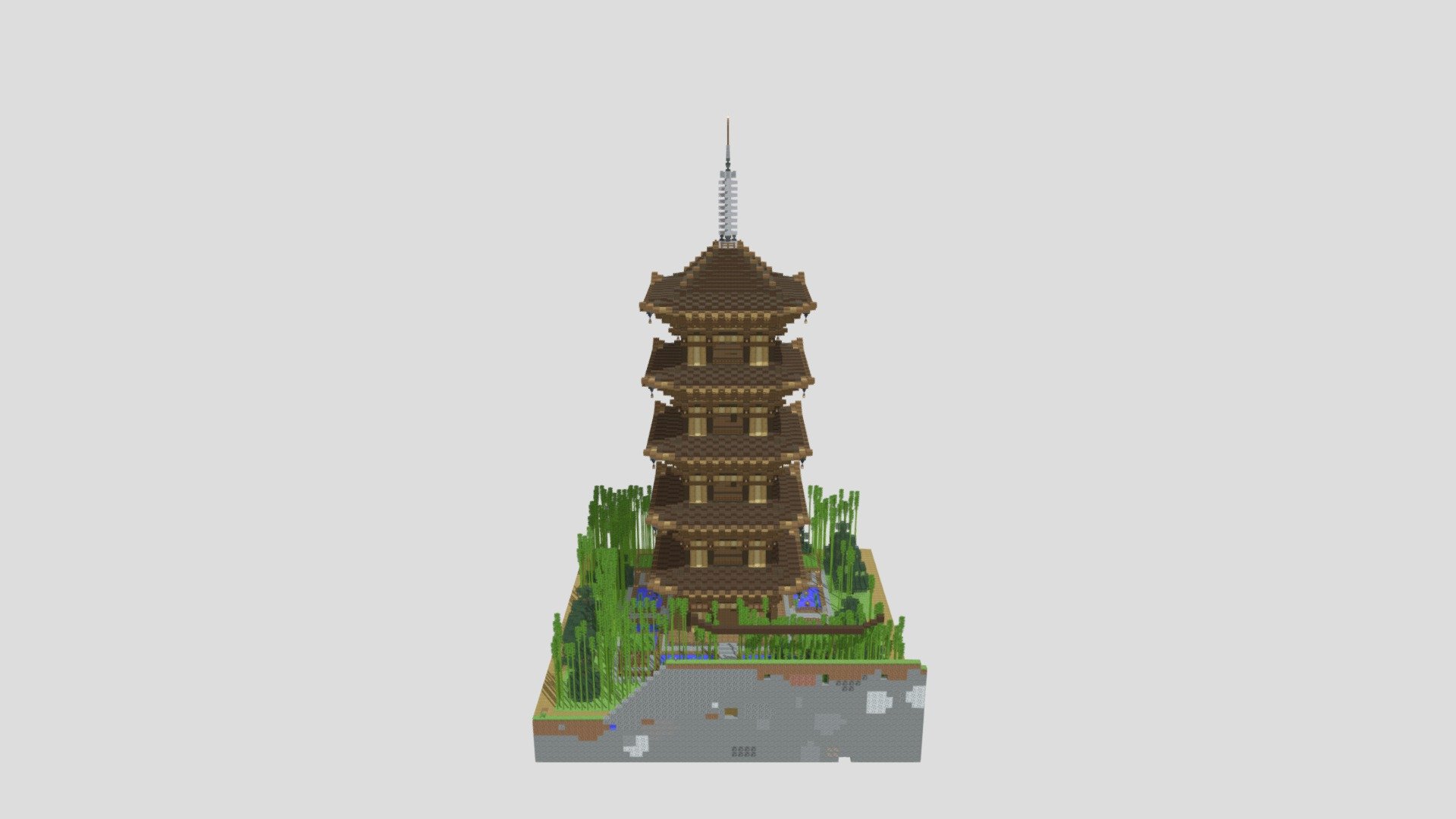 Tower from Aim2Win Minecraft Vanilla Server - 3D model by adrianvfx ...