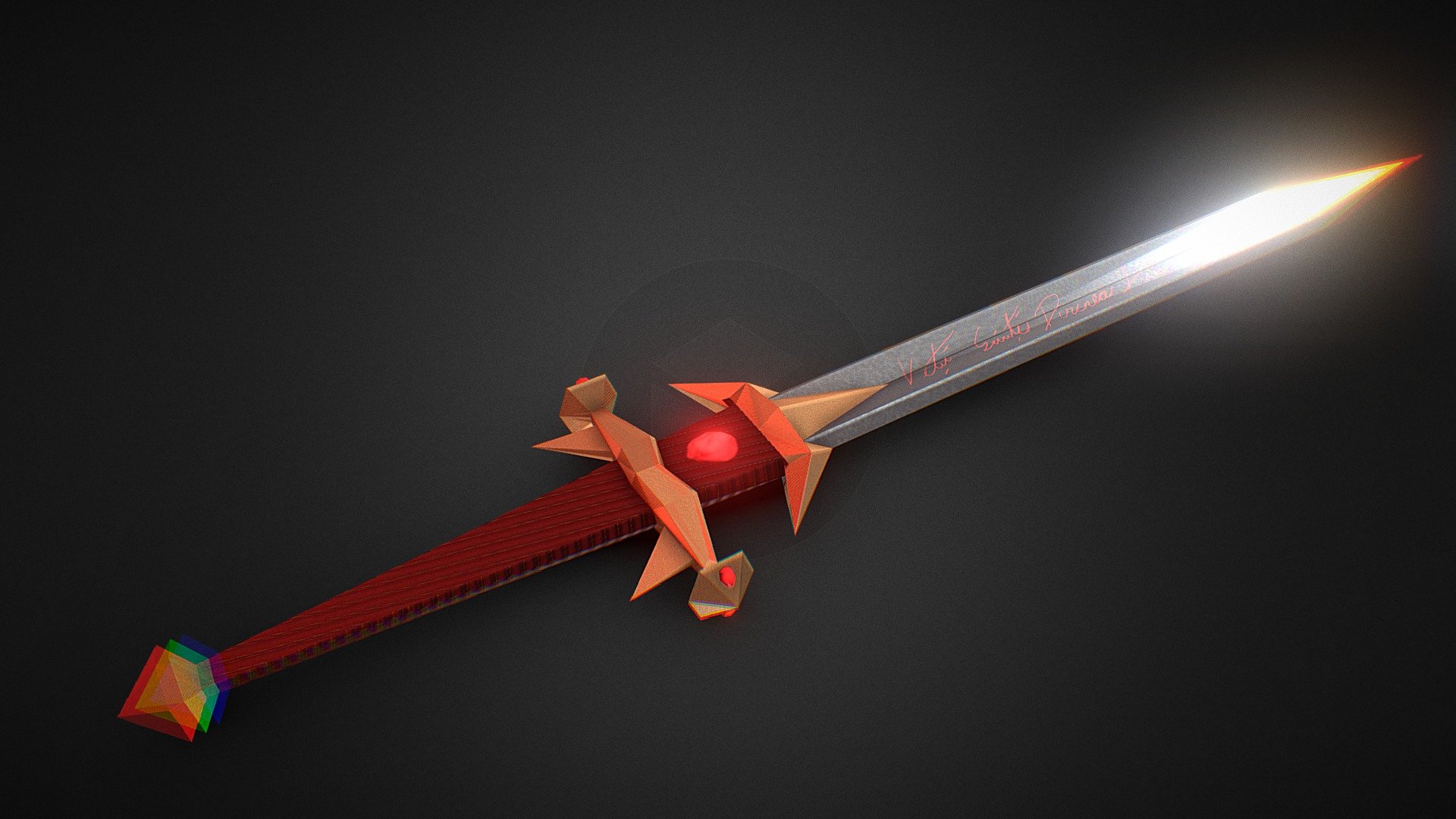 Blood Sword - Forsaken Game Asset - Buy Royalty Free 3D model by Kyle ...