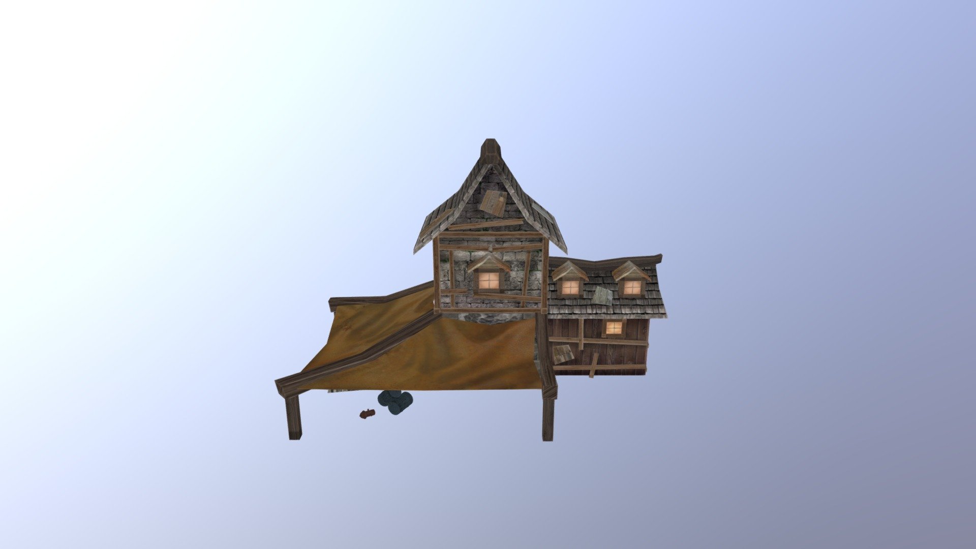 B@ Poor House S@ Model - 3D model by aijifinn [146879b] - Sketchfab