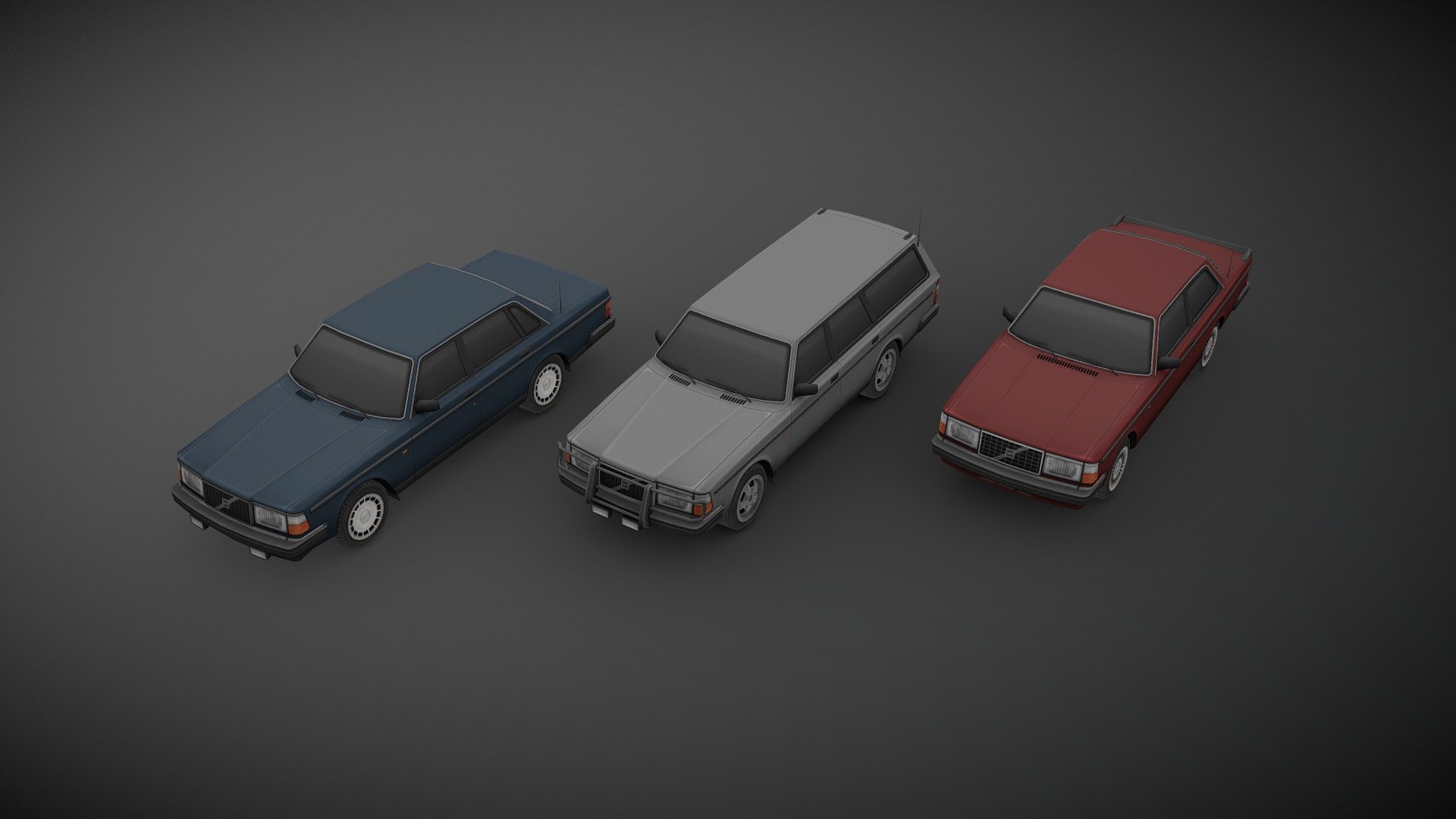 '89 Volvo 200 Series - 3D model by KI5 (@KI5mods) [1469068] - Sketchfab