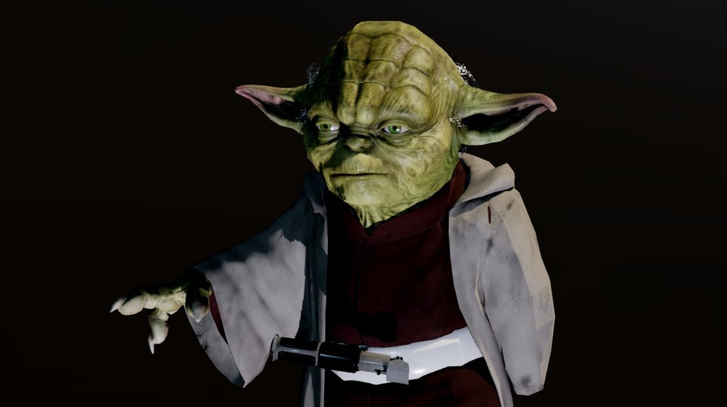 Yoda-test-05 - 3D model by gabry [146a382] - Sketchfab