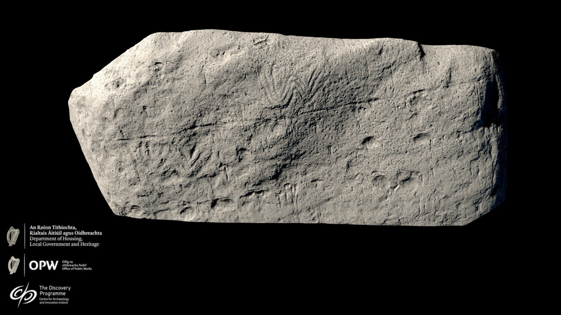 Kerbstone 51, Newgrange - 3D model by The Discovery Programme ...