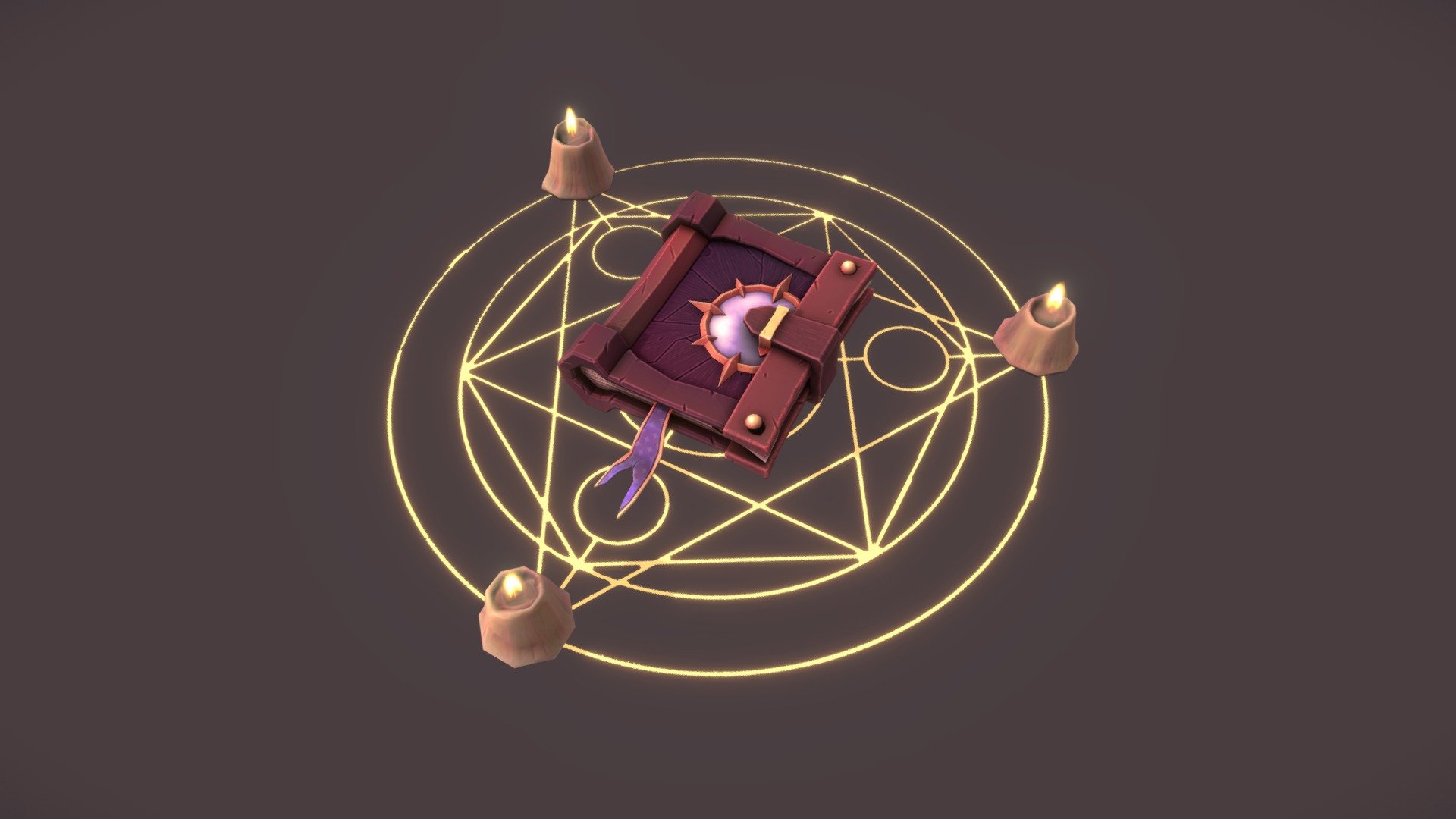 Spellbook - 3D model by tumpolin [146d2c5] - Sketchfab
