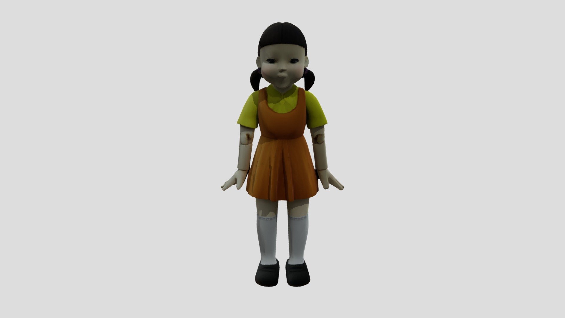Squid Game Doll ,red Light Green Light - Download Free 3D model by ...