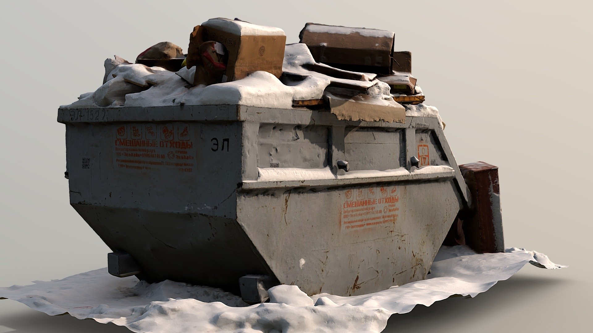 The Dumpster - Buy Royalty Free 3D model by Foto Retina (@ferret ...