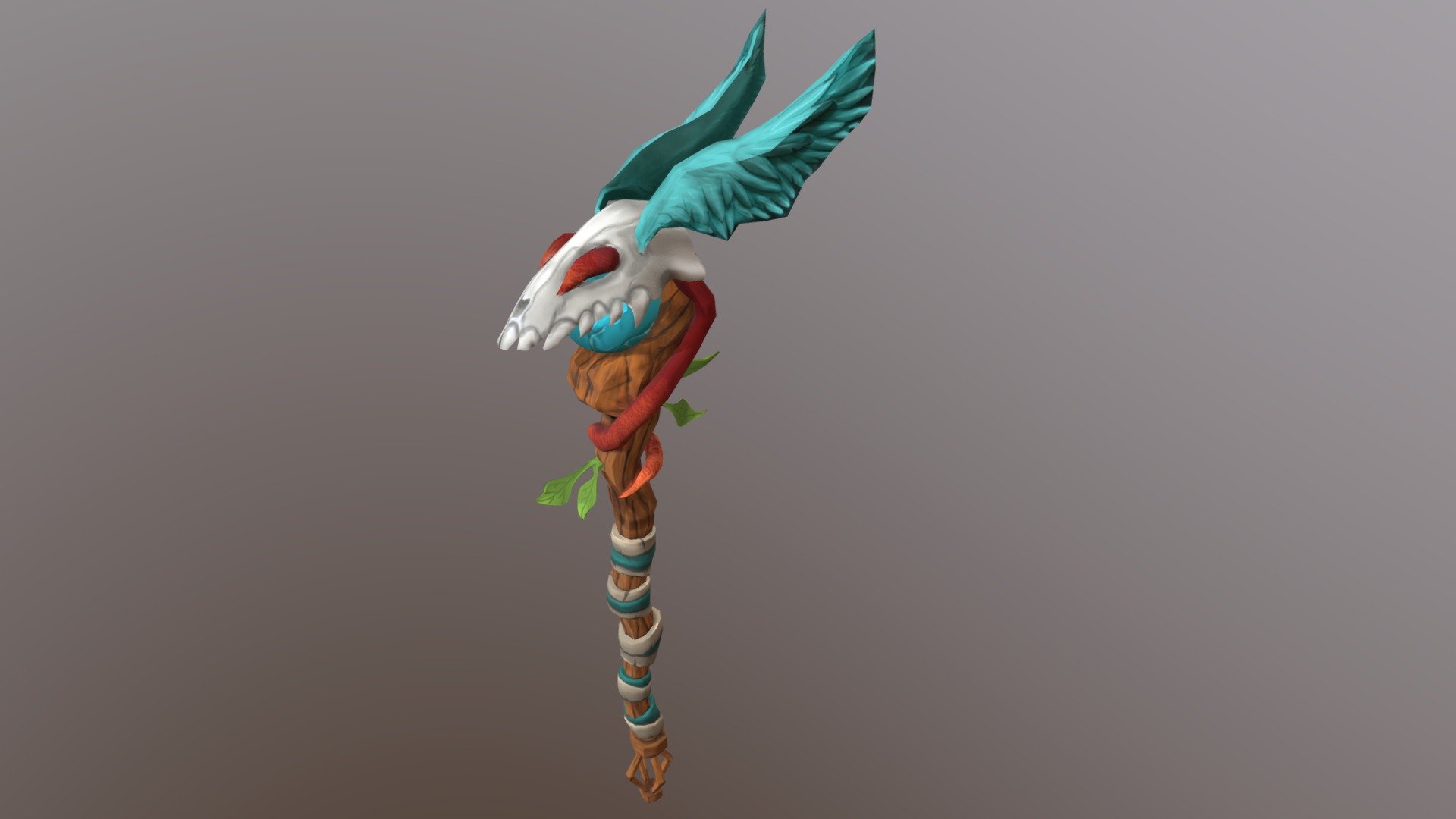 Moonhowl's Staff - 3D model by meganhdavies [146ff96] - Sketchfab