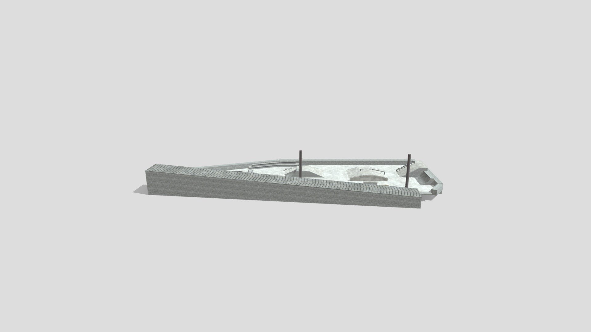 Skate Park Cristo Rey - 3D model by katapis [147013b] - Sketchfab