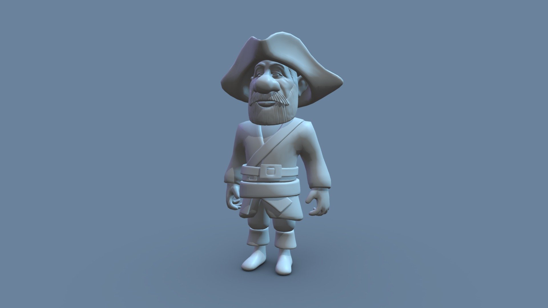 Pirate Captain (WIP) - 3D model by MW (@mw3dart) [1470465] - Sketchfab
