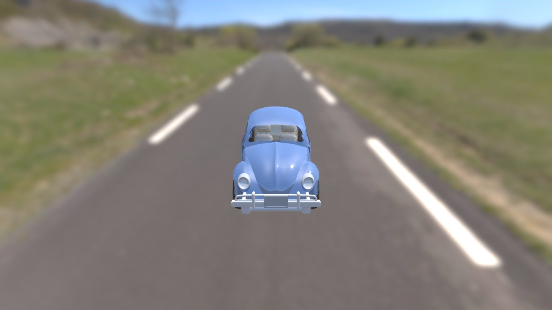 Volkswagen azul :3 - 3D model by M. A. Ca. (@blacknekobc) [14712d5 ...