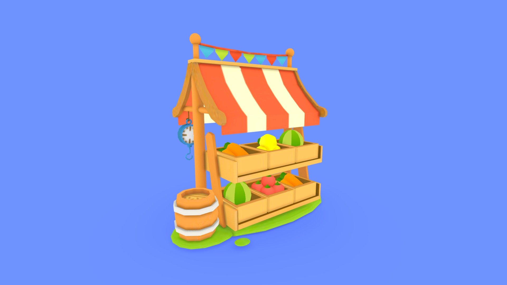 Vegetables shop - Download Free 3D model by adamaysils [1472e04 ...