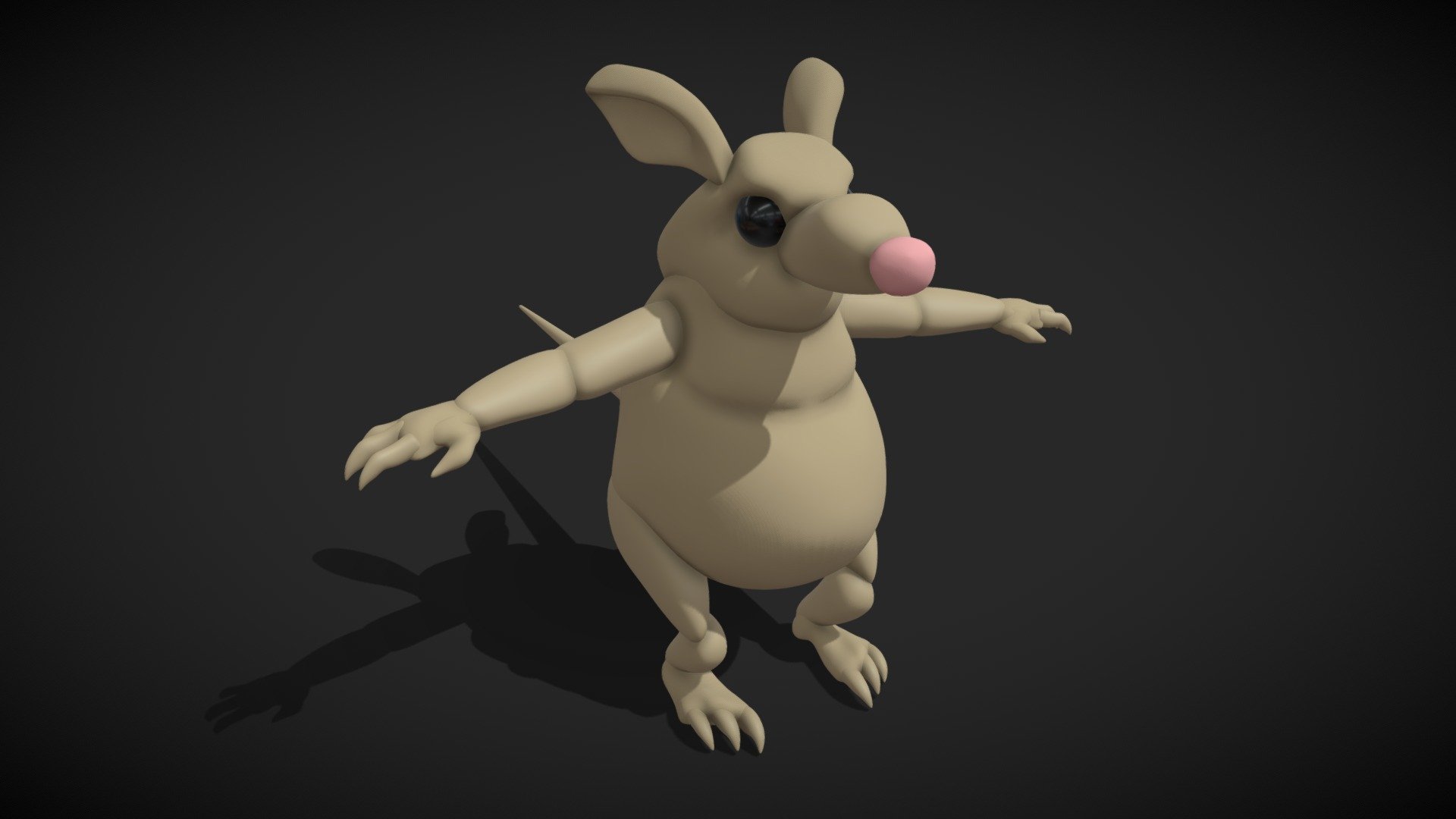 Cartoon Rat Sculpt - WIP - 3D model by RainerR6497 [1473554] - Sketchfab