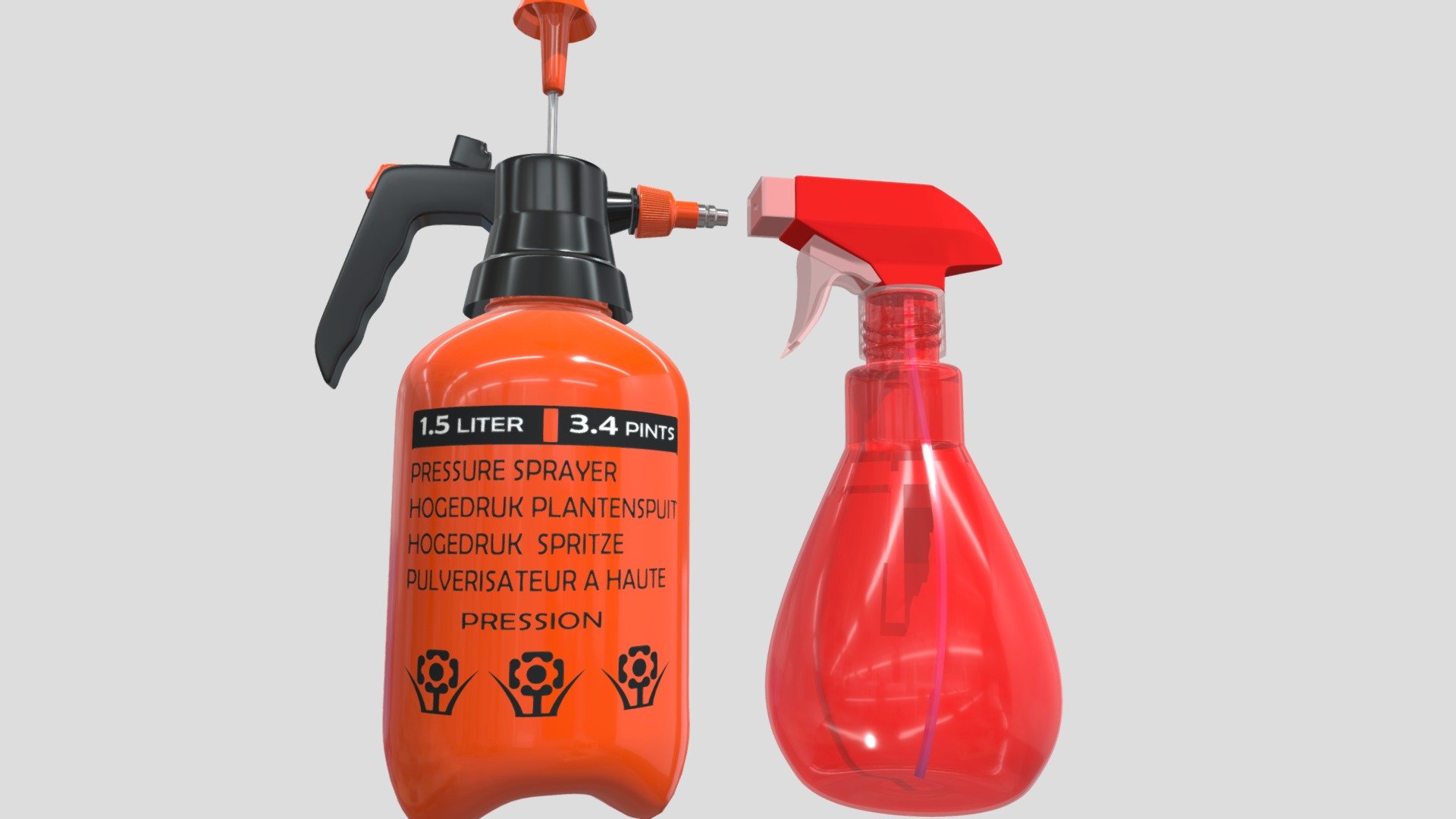 Water Spray Bottle - Download Free 3D model by Md.Faruk [1473b1e ...