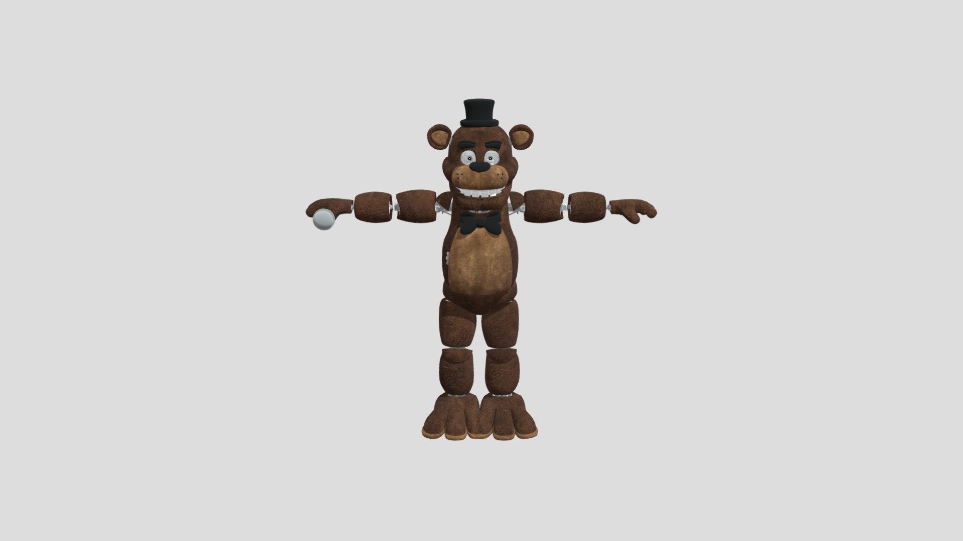 Freddy Fazbear Remastered - Download Free 3D model by ...