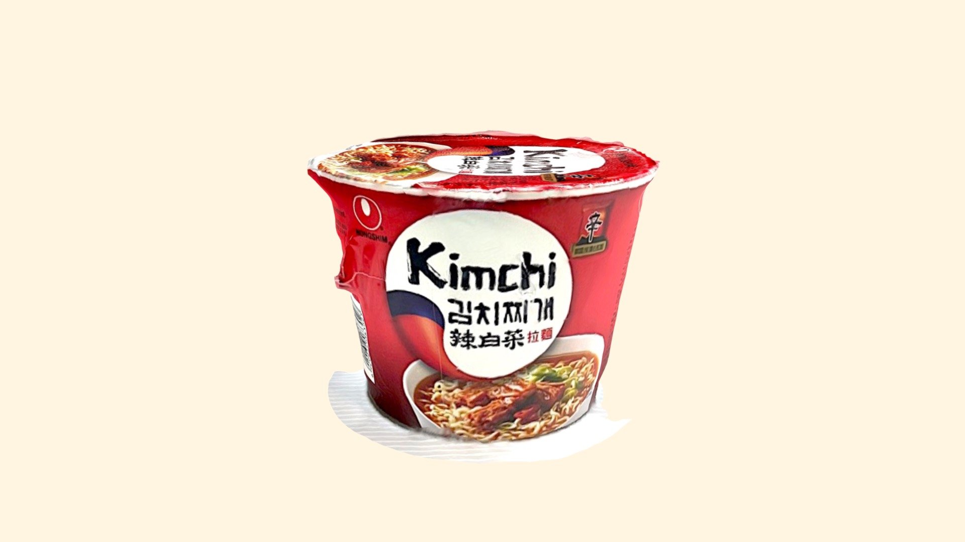 Nongshim Kimchi (L) - Instant Noodle - Download Free 3D model by Mr ...