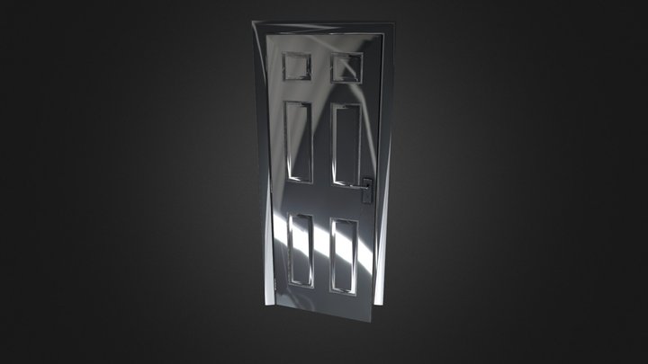 Bedroom-door-3d-model 3D models - Sketchfab