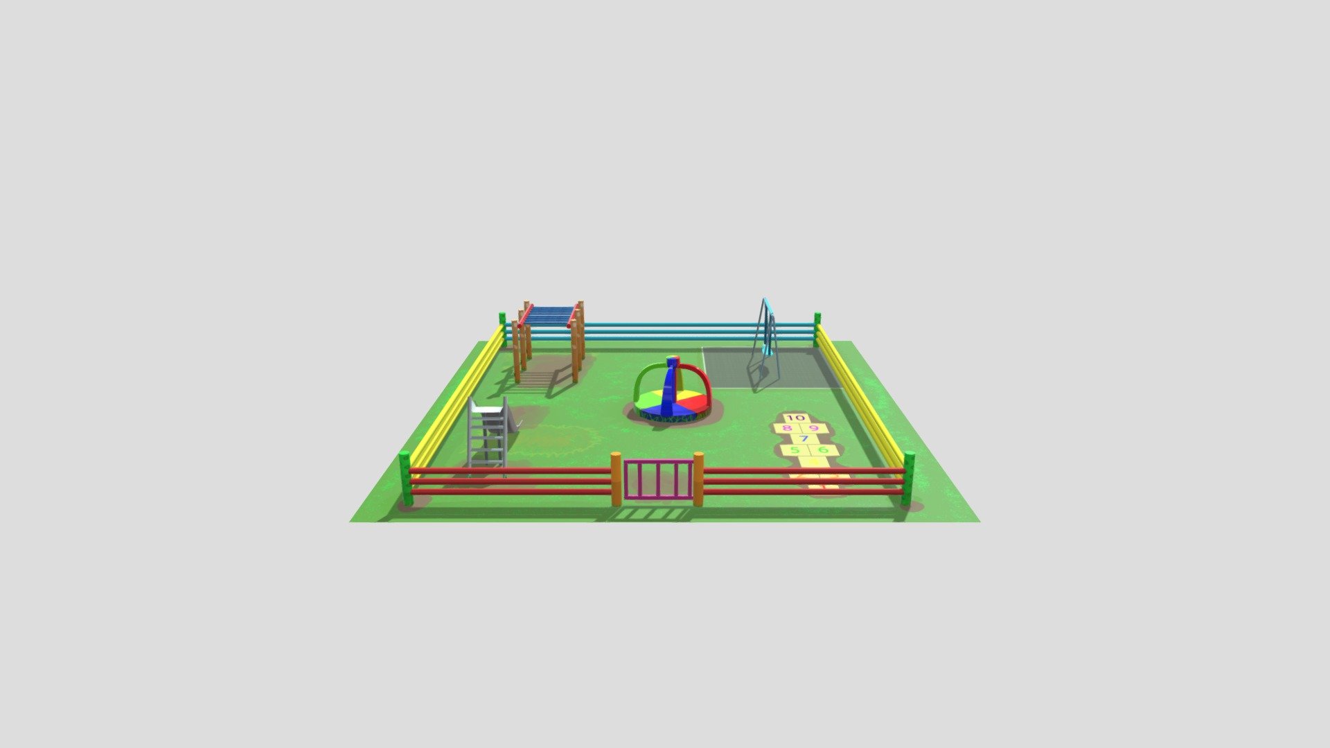 SM_Playground_Wesley - 3D model by WesleyMitchell [1476400] - Sketchfab