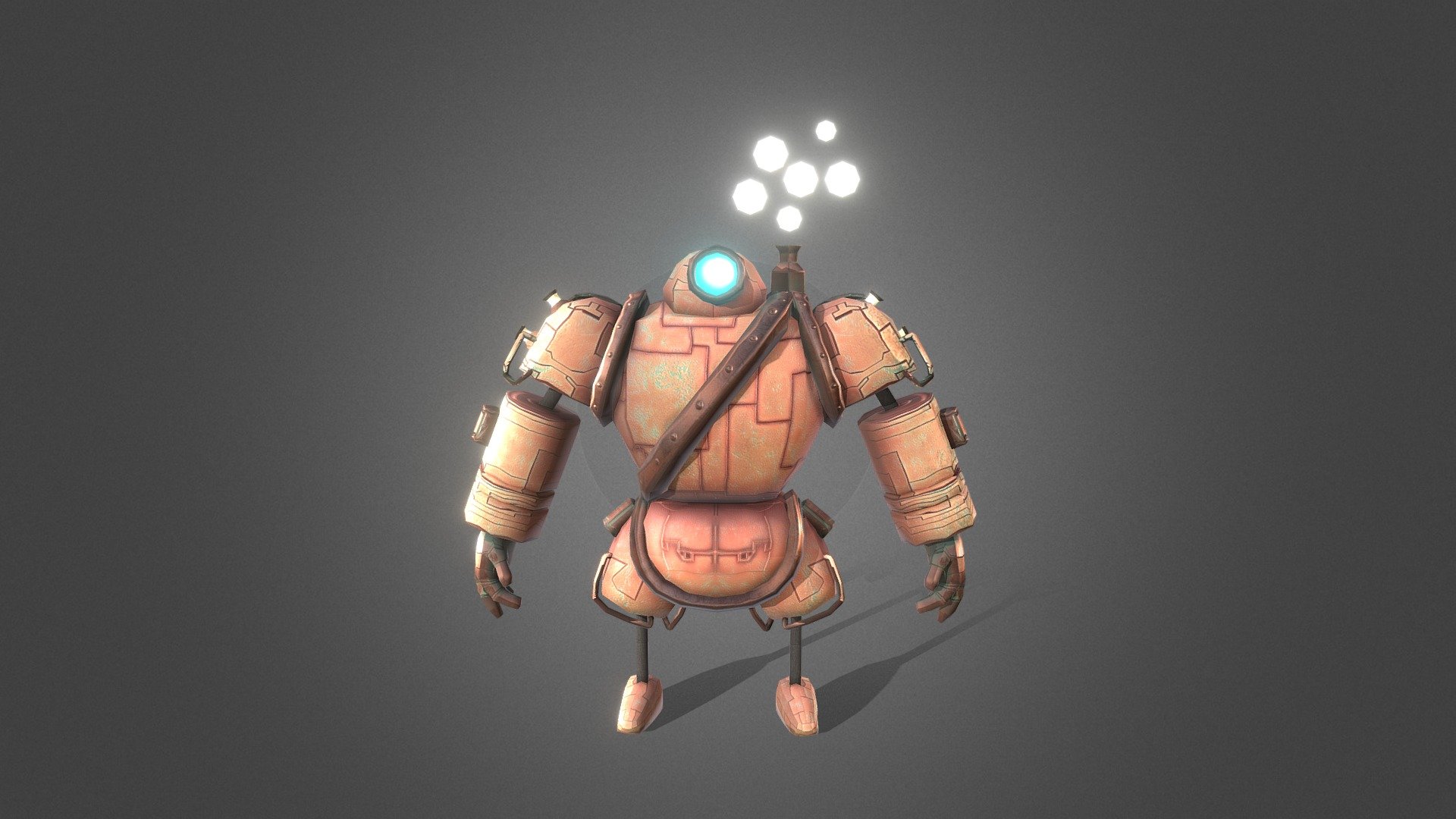 Steampunk Robot | IWB - 3D model by Low Poly Models ...