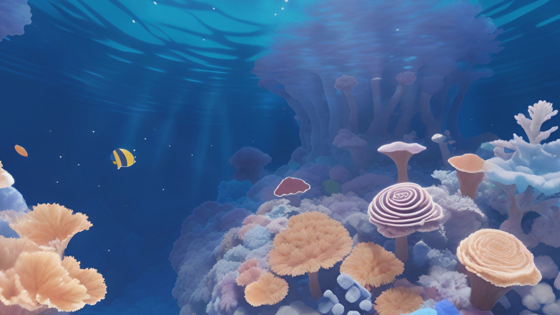 HDRI Underwater Ocean Stylized C - Buy Royalty Free 3D model by Ionut81 ...