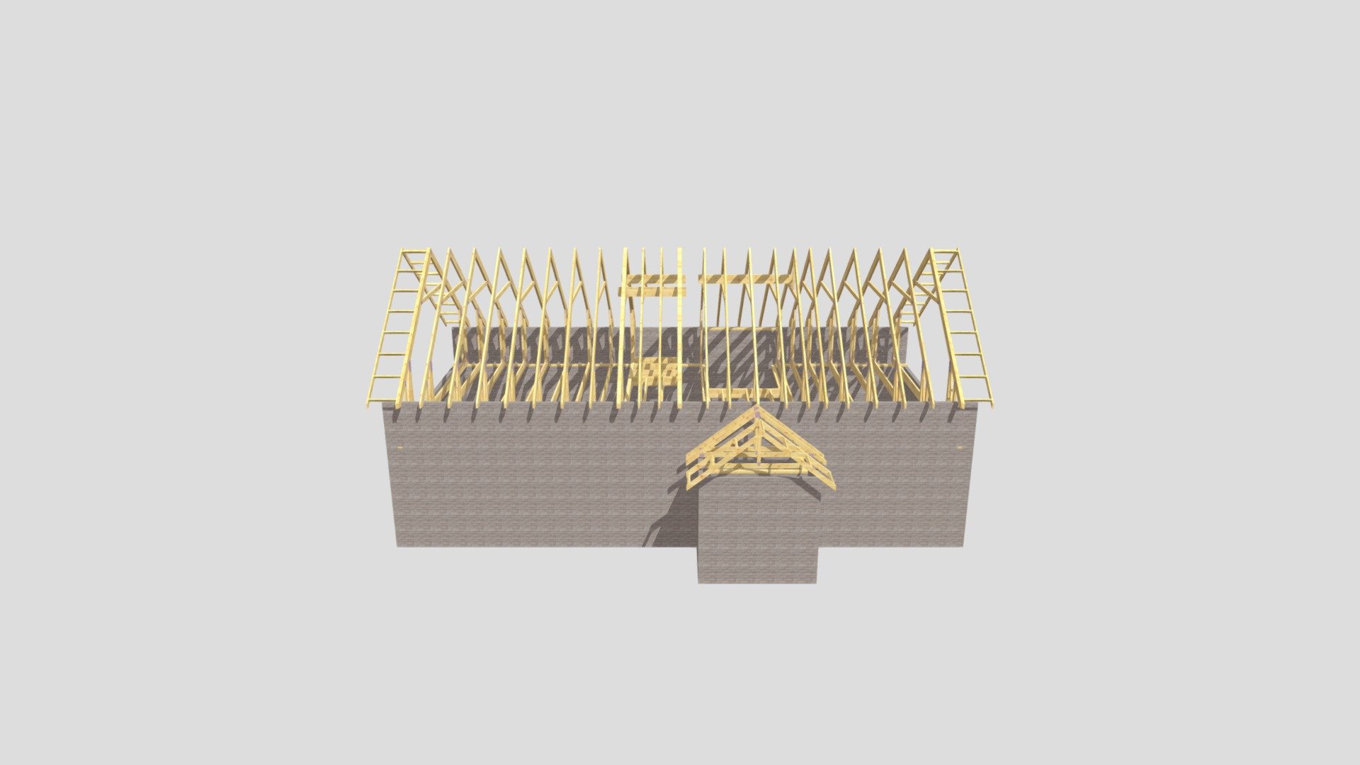 Type C Ht Attic Roof - Download Free 3D model by Dermf [147b5e9 ...