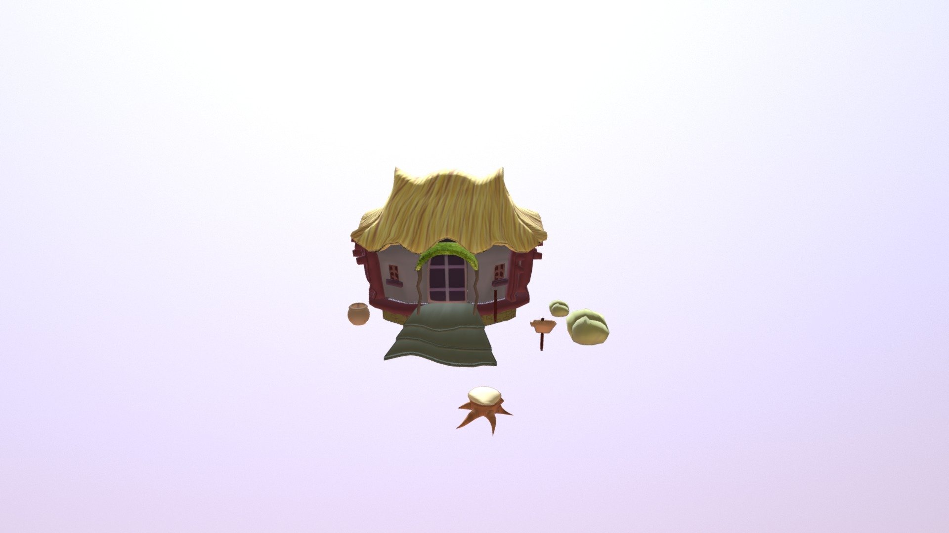 Toon House - 3D model by HeathcliffRodriguez [147c664] - Sketchfab