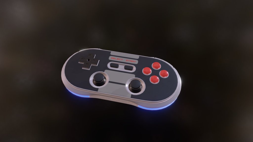 8Bitdo NES30 Pro - 3D model by Hayden Nicholson (@HaydenNicholson ...