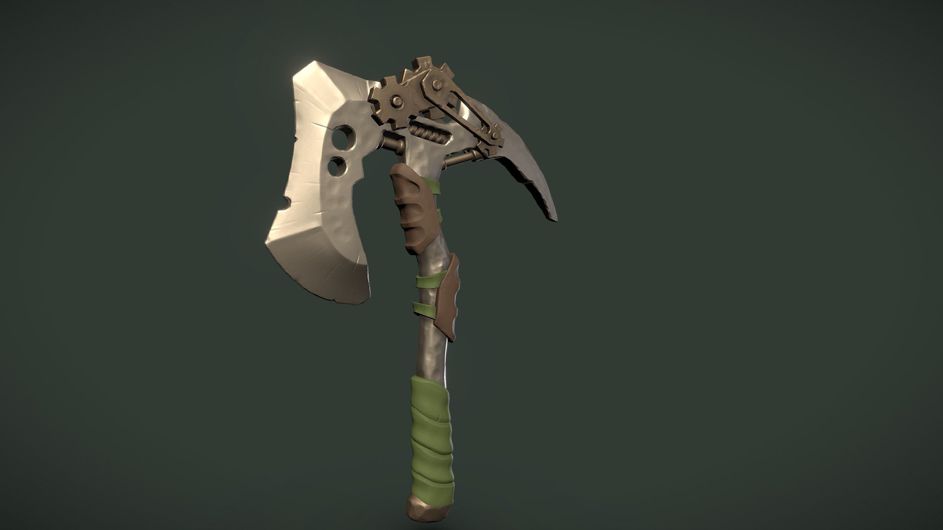 Pickaxe-Axe Sculpt - 3D model by Aleksei Guljajev (@AlekseiGuljajev ...