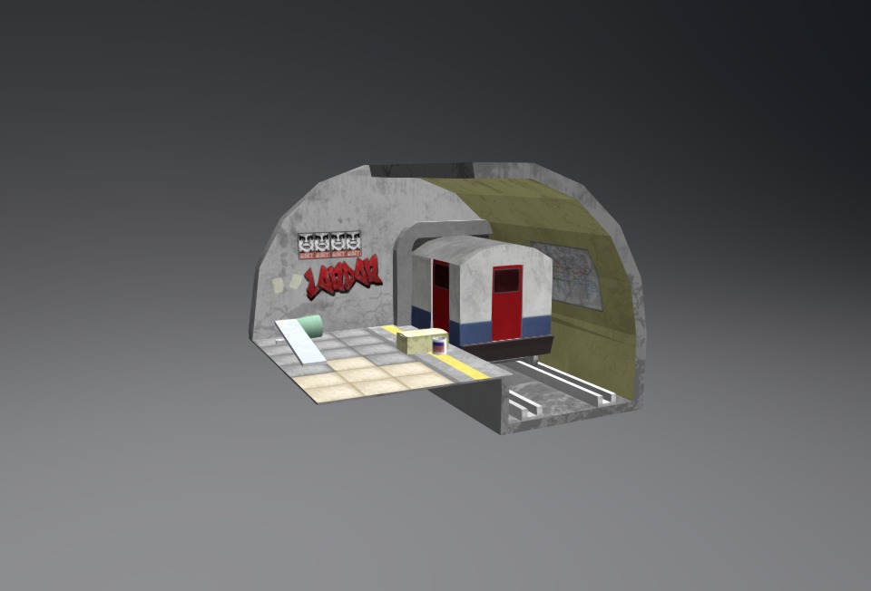 Underground - 3D model by cbeck16 [147fda3] - Sketchfab