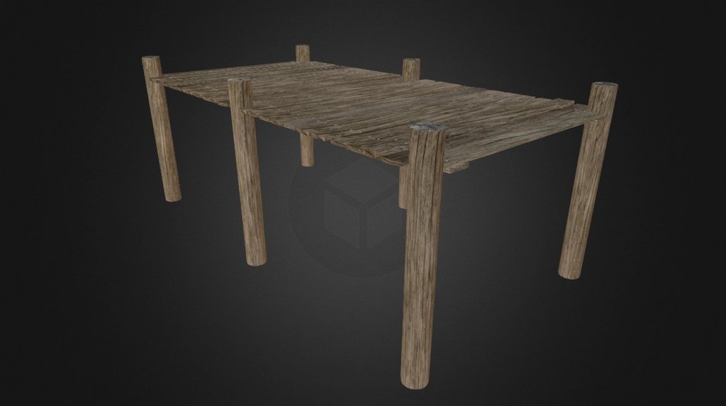 Wooden Bridge Dock - Download Free 3D model by Alex Gimson (@alexgimson ...
